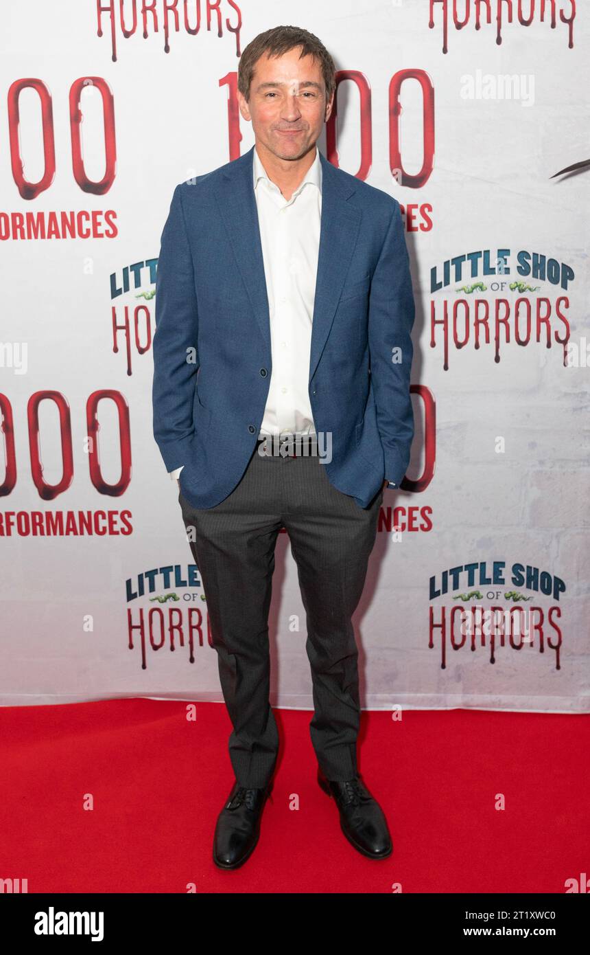 Rob Ahrens attends celebration of 100th performance of Little Shop of ...