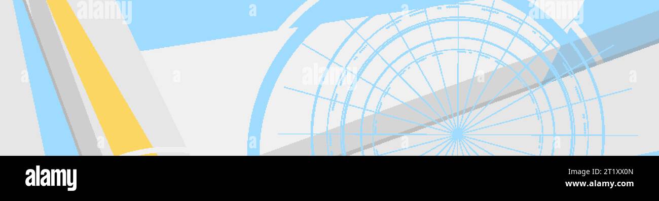 Technical minimal geometric flat abstract background. Futuristic vector ...