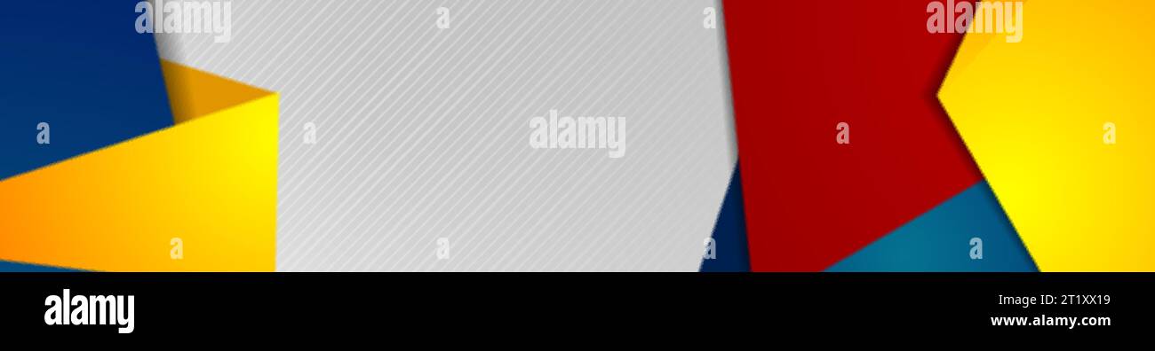 Colorful abstract corporate paper material banner design. Vector ...