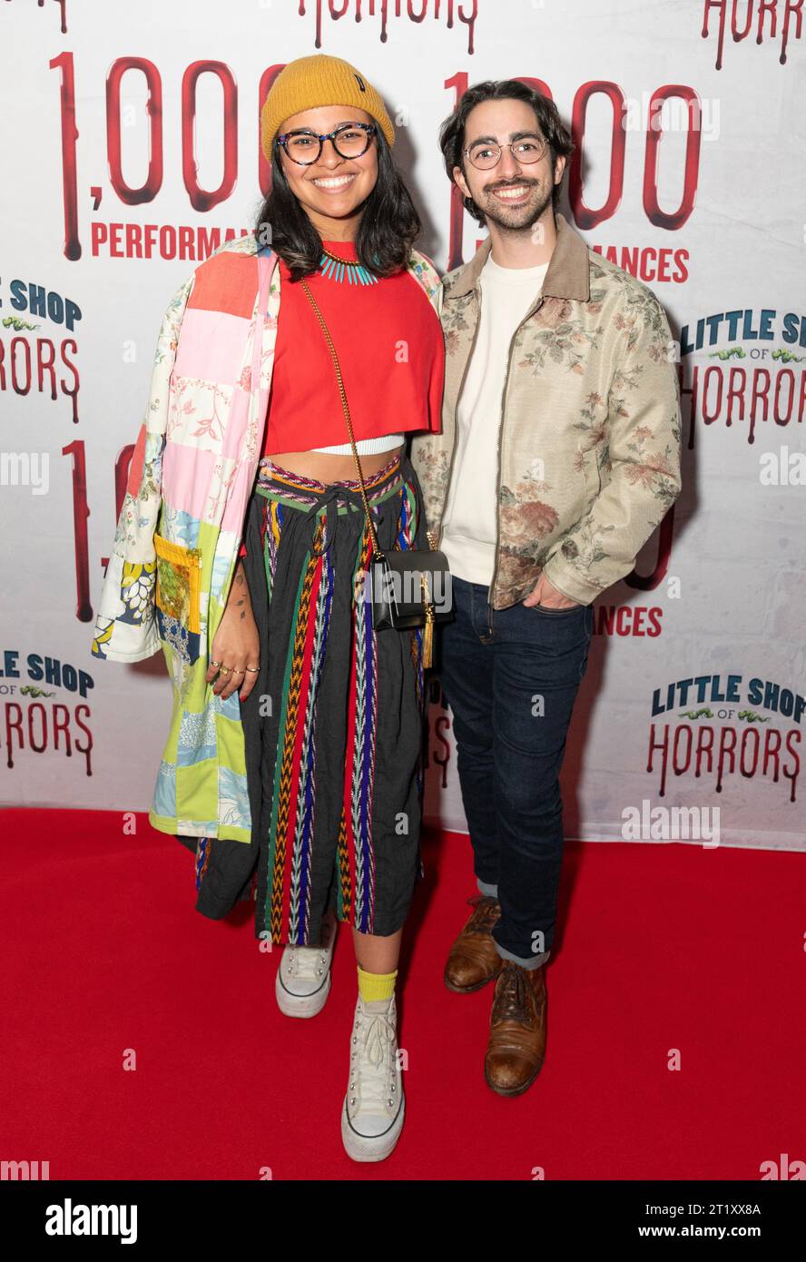 Ellenore Scott (L) attends celebration of 100th performance of Little ...