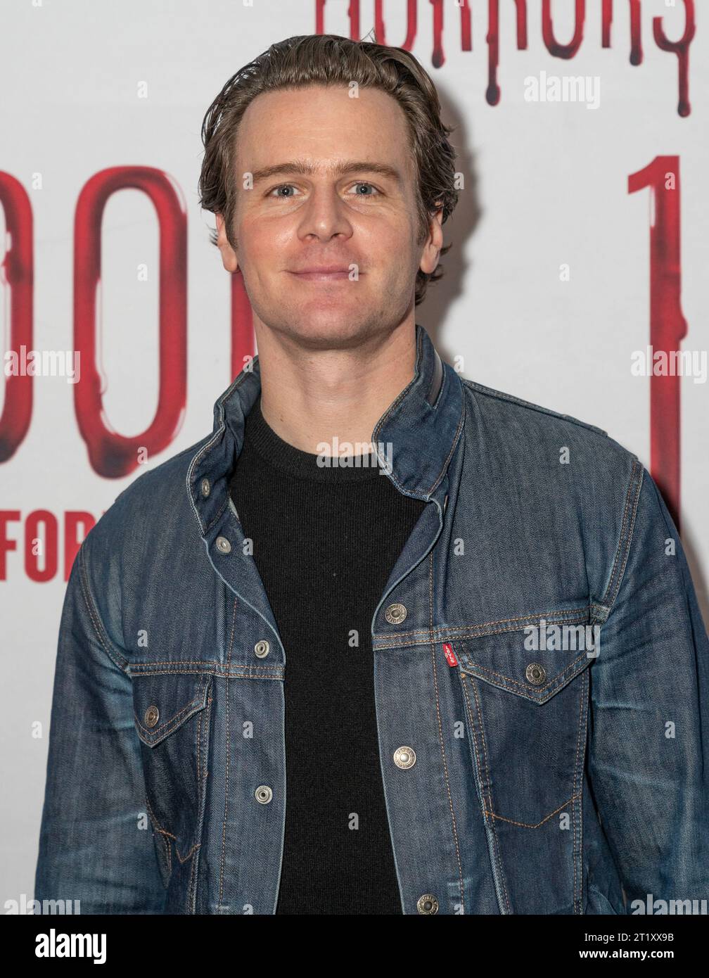 Jonathan Groff attends celebration of 100th performance of Little Shop ...