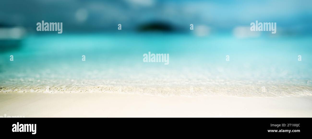 Waves panorama hi-res stock photography and images - Alamy