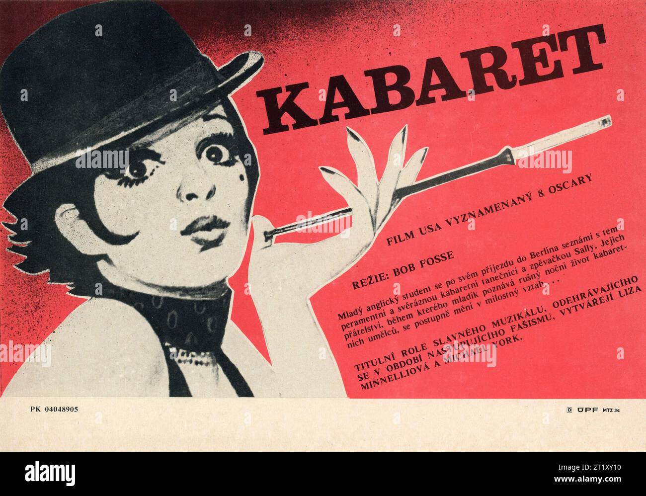 Czech mini poster for LIZA MINNELLI as Sally Bowles in CABARET 1972 ...