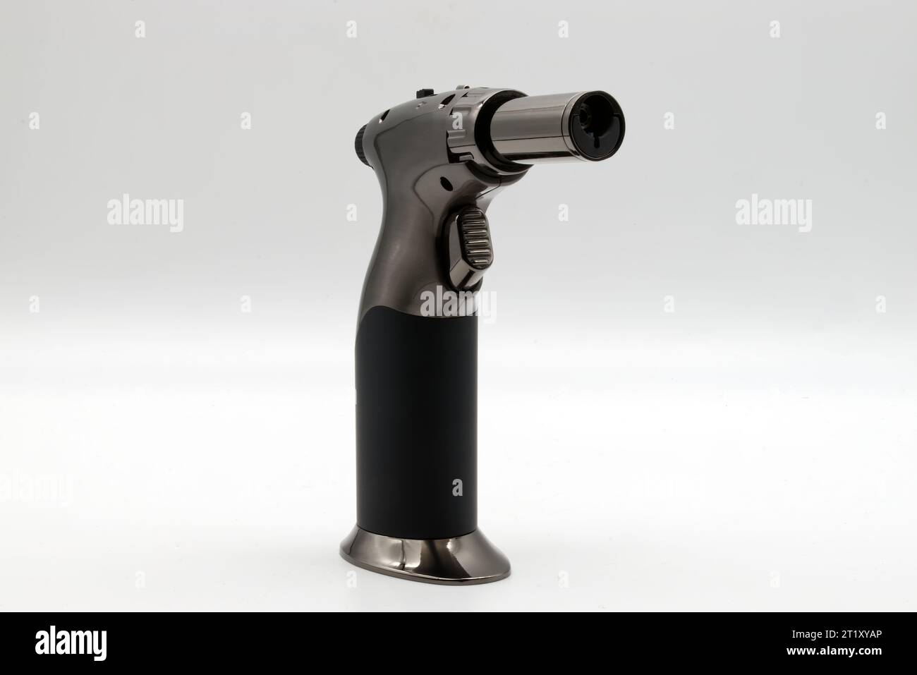 Flamethrower for kitchen isolated on white background Stock Photo - Alamy