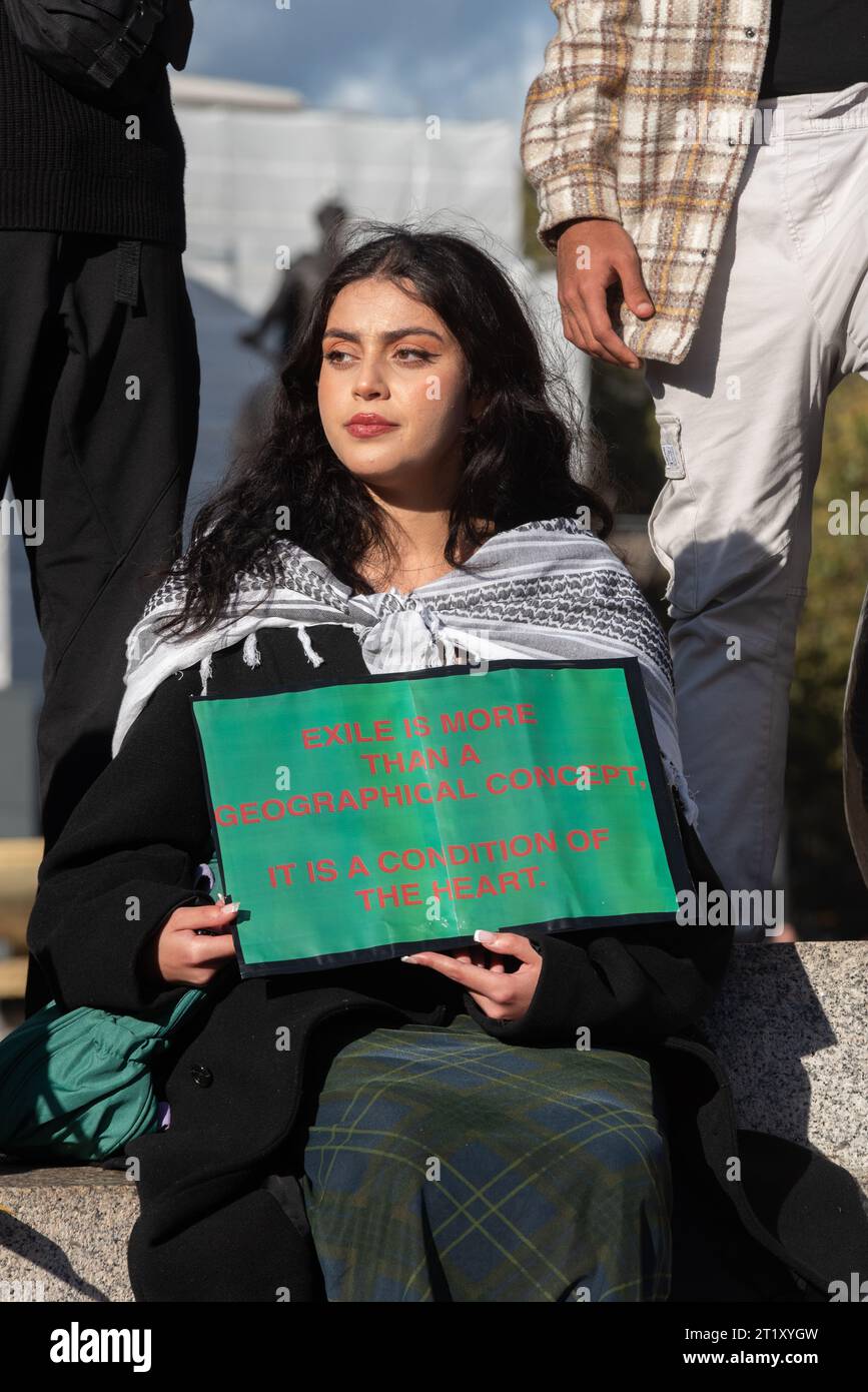 Protest For Palestine After Escalation Of Military Action In The Gaza