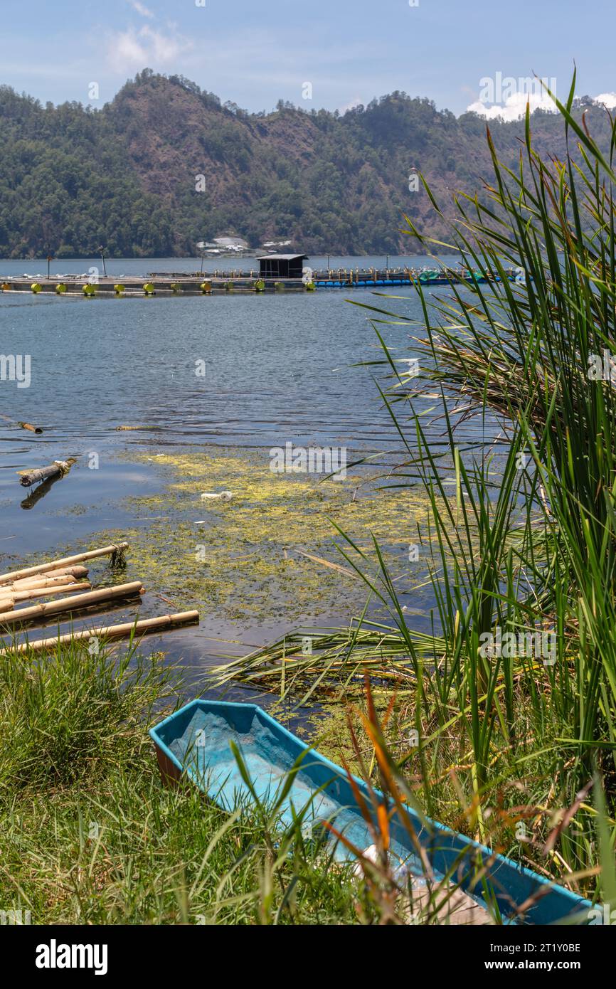 Lake Batur (Danau Batur). Kintamani, Bangli, Bali, Indonesia Stock ...