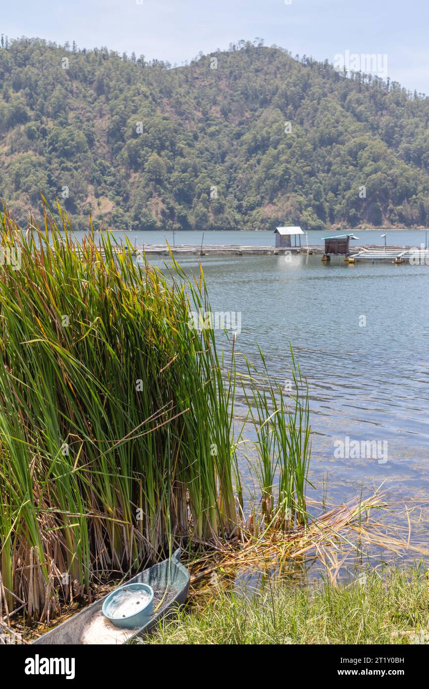 Lake Batur (Danau Batur). Kintamani, Bangli, Bali, Indonesia Stock ...