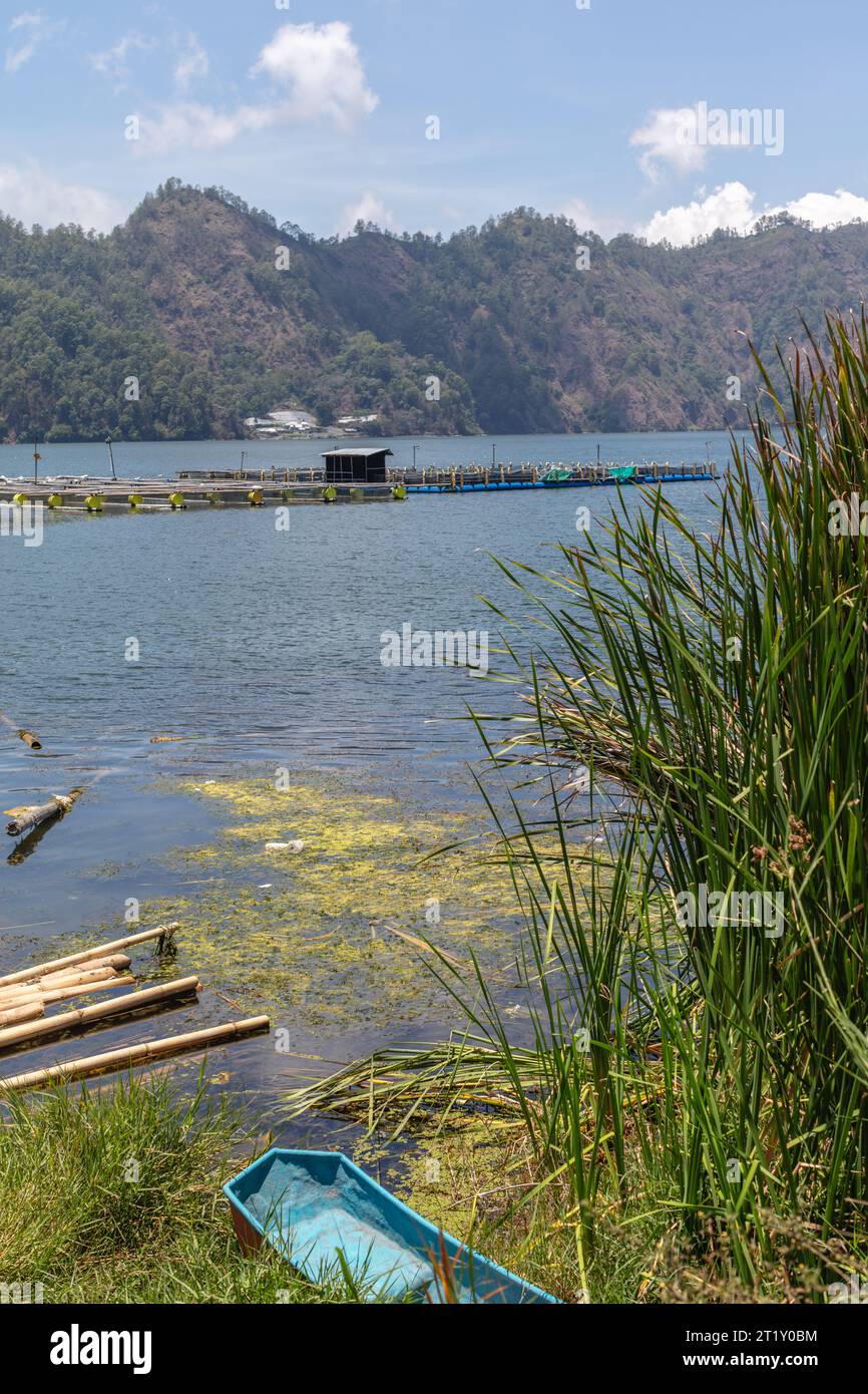 Lake Batur (Danau Batur). Kintamani, Bangli, Bali, Indonesia Stock ...