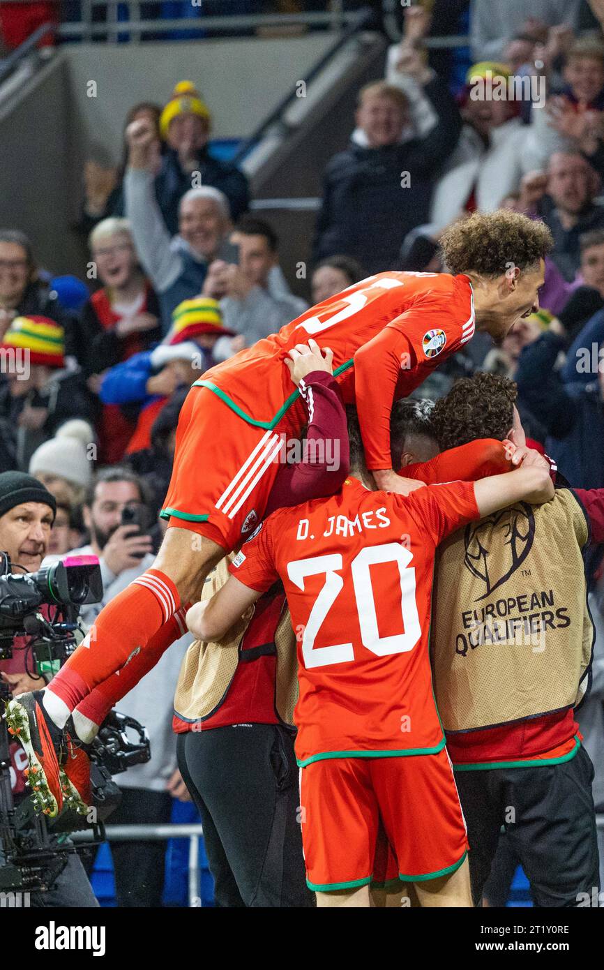 Cardiff City Stadium, Cardiff, UK. 15th Oct, 2023. UEFA Euro Qualifying ...