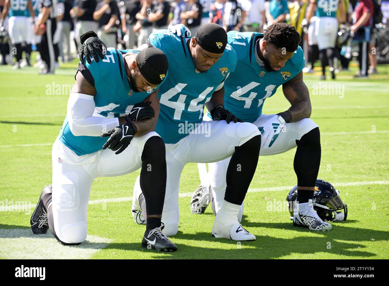 Jacksonville Jaguars linebacker K'Lavon Chaisson (45), linebacker ...