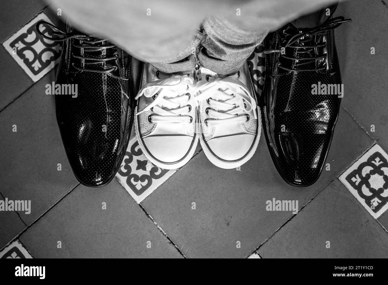 Dress top view Black and White Stock Photos & Images - Alamy