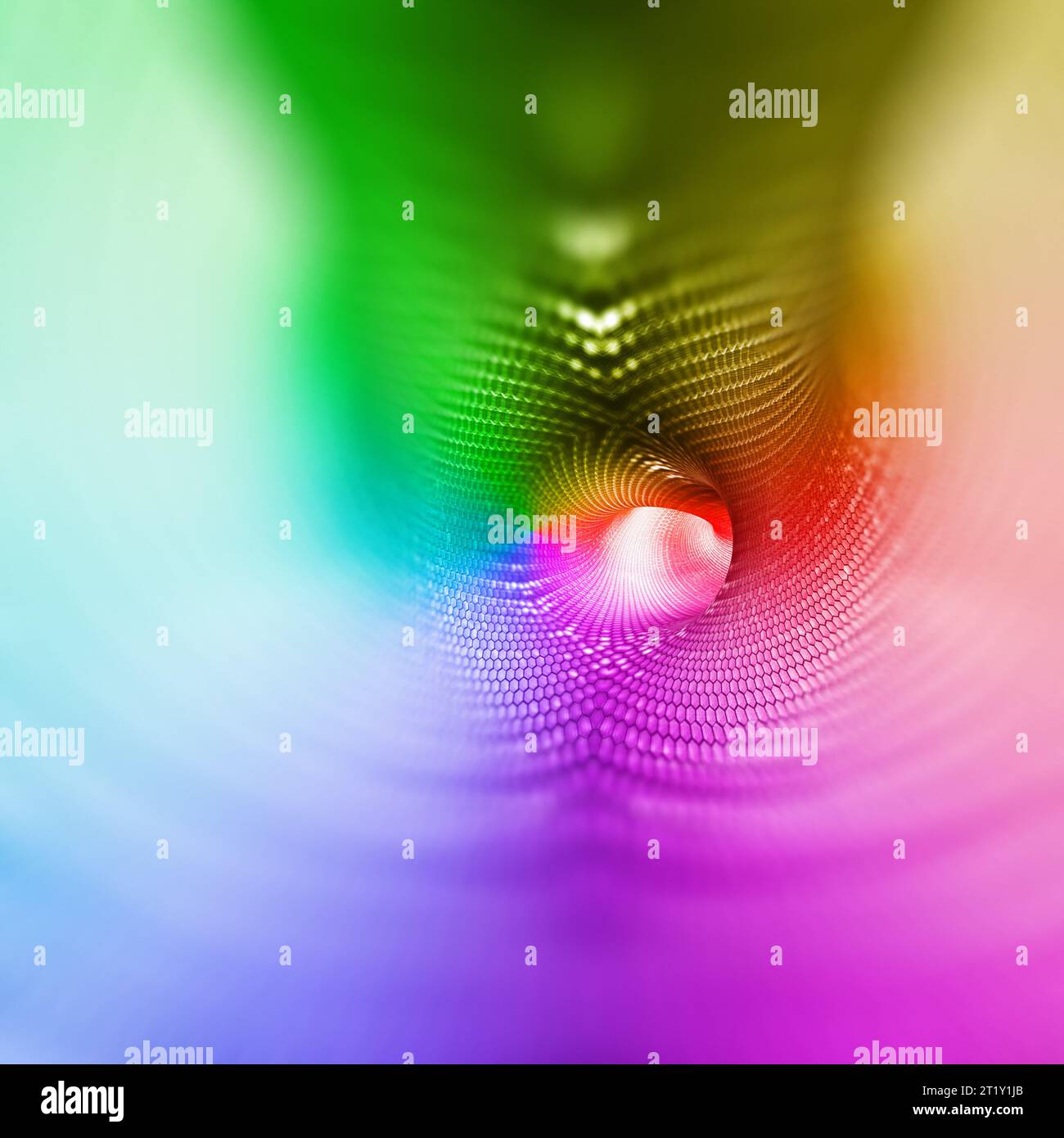 Rainbow colors technology background 3d rendering Stock Photo - Alamy