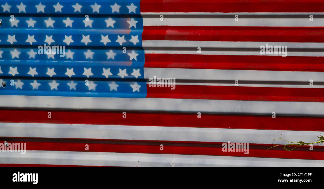 Flag texture on grunge hi-res stock photography and images - Alamy