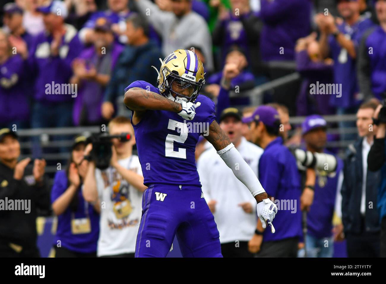October 14, 2023: Washington Huskies wide receiver Rome Odunze (1 ...