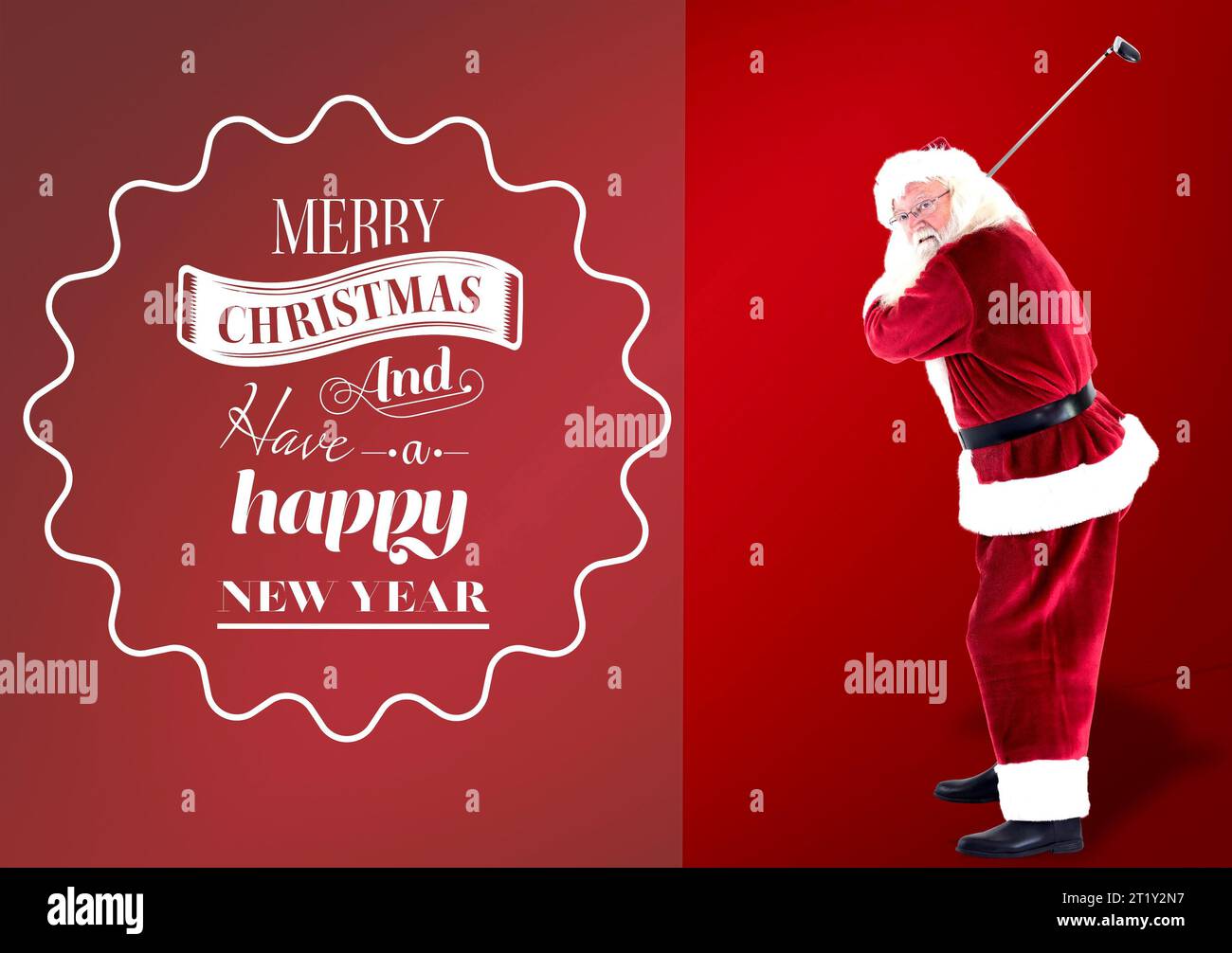 Golf christmas hi-res stock photography and images - Alamy