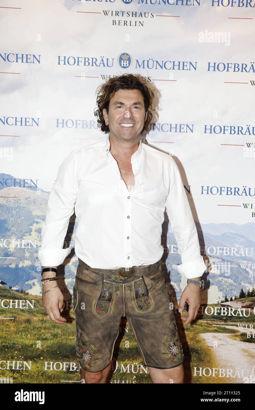 Ismet Atli beim Wiesn-Anstich zum Oktoberfest 2023 im Hofbräu Berlin ...