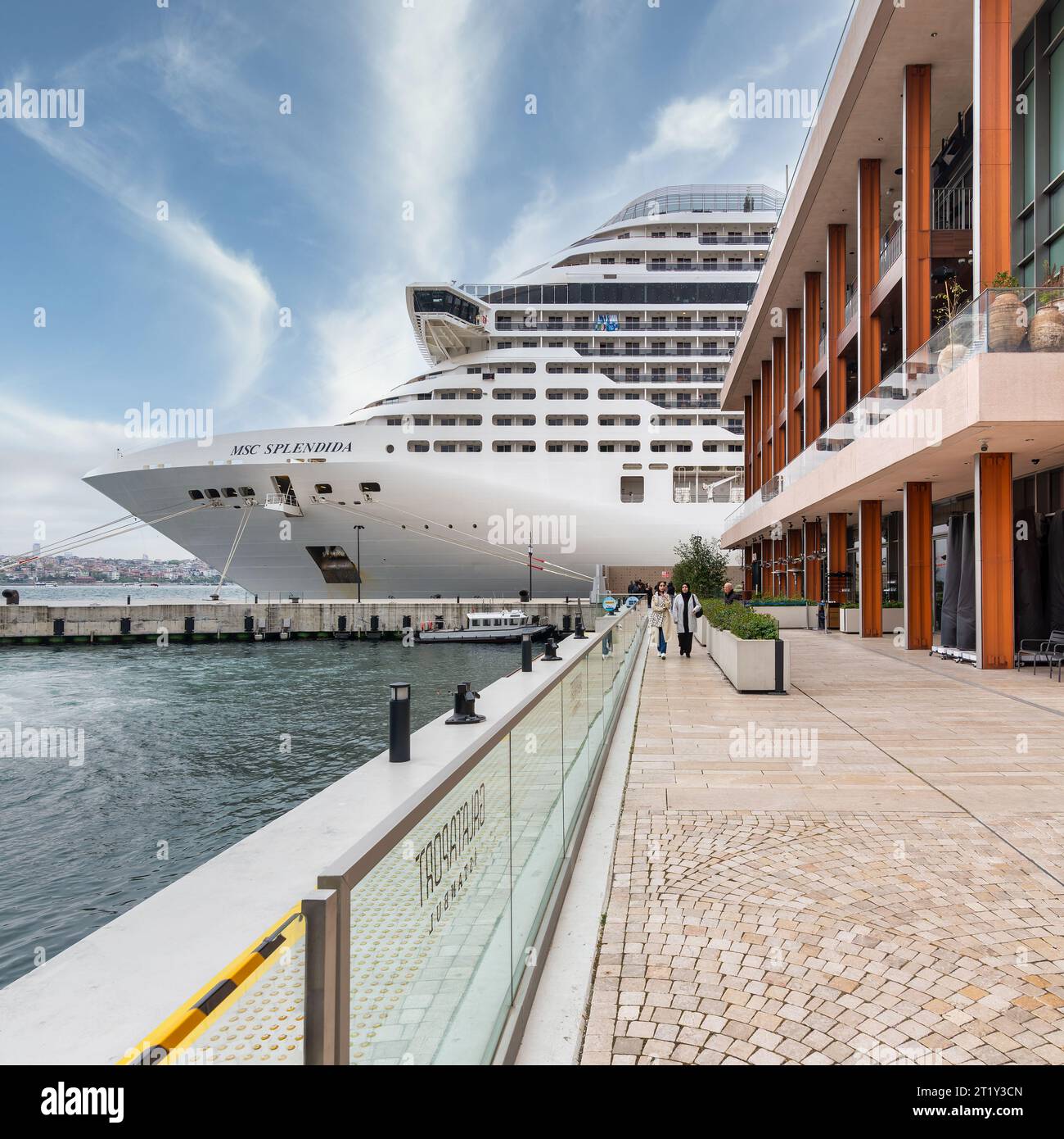 Istanbul, Turkey - May 5, 2023: MSC SPLENDIDA, Large cruise ship docked ...