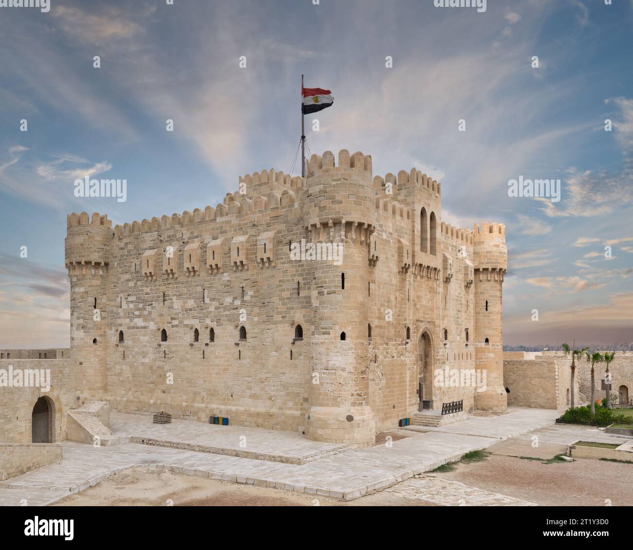 The Citadel of Qaitbay, a majestic 15th century castle in Alexandria ...