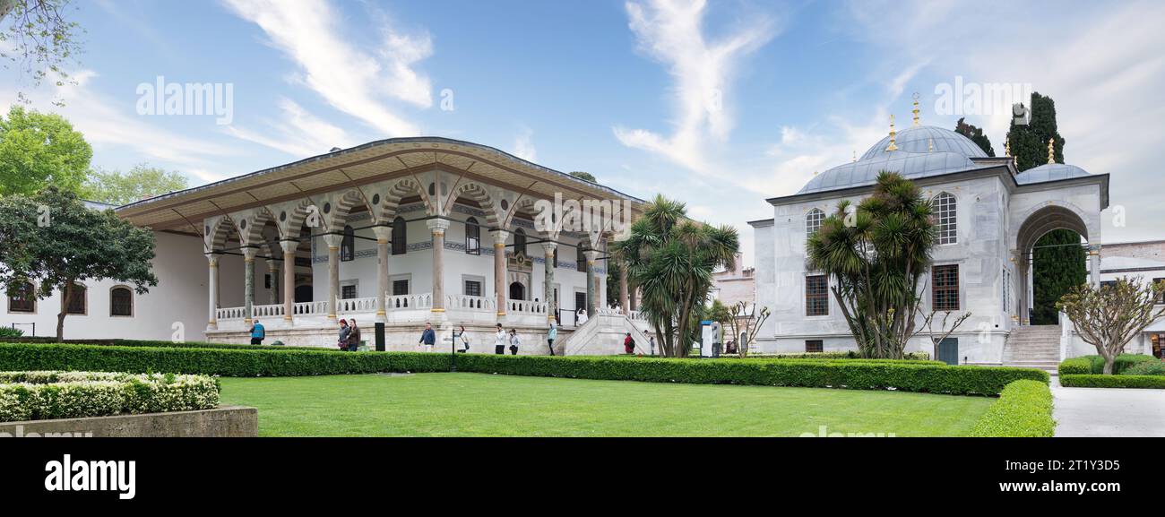 Istanbul, Turkey - May 11, 2023: View of the Audience Chamber or the ...