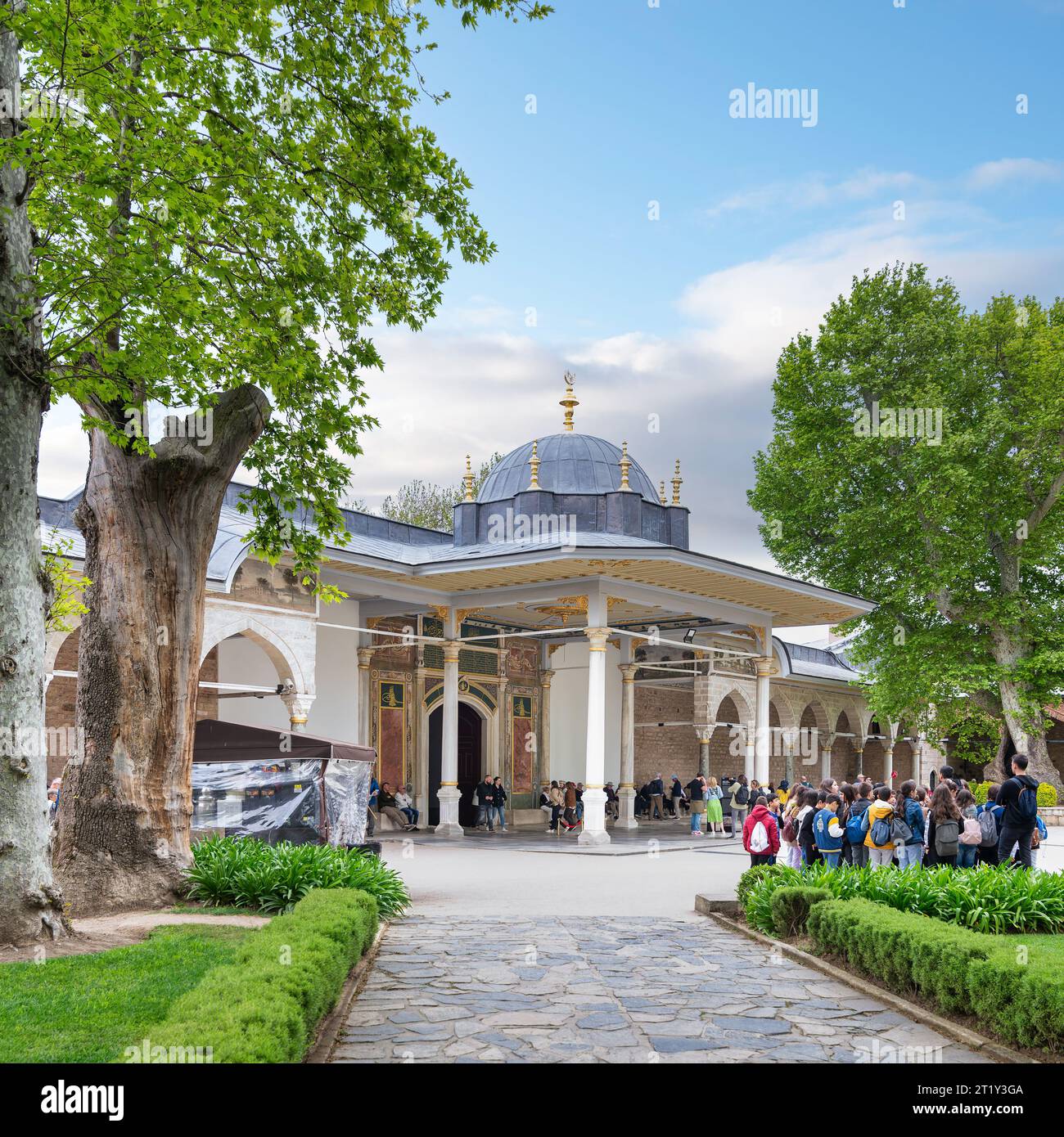 16th century Ottoman style Gate of Felicity, entrance to the Third ...