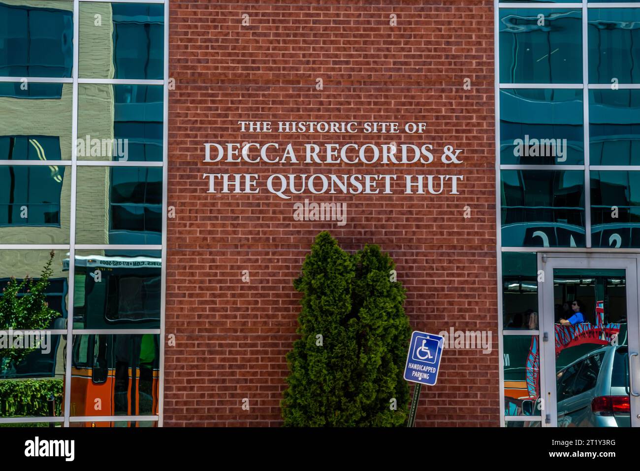 Nashville, TN, USA - June 29, 2022: The Deca Records and the Quonset ...