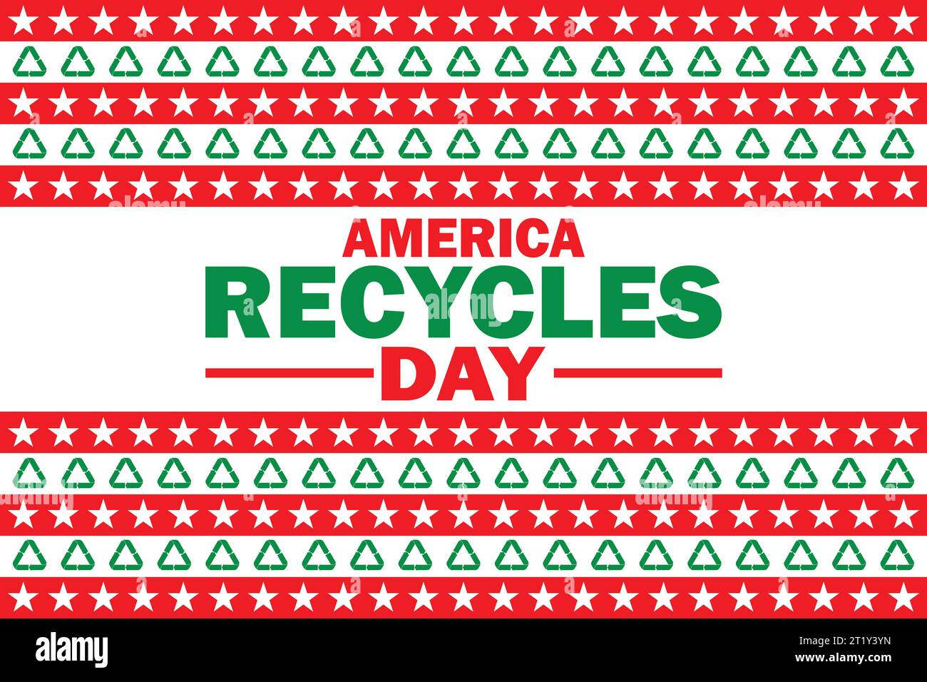 America Recycles Day. Holiday concept. Template for background, banner ...