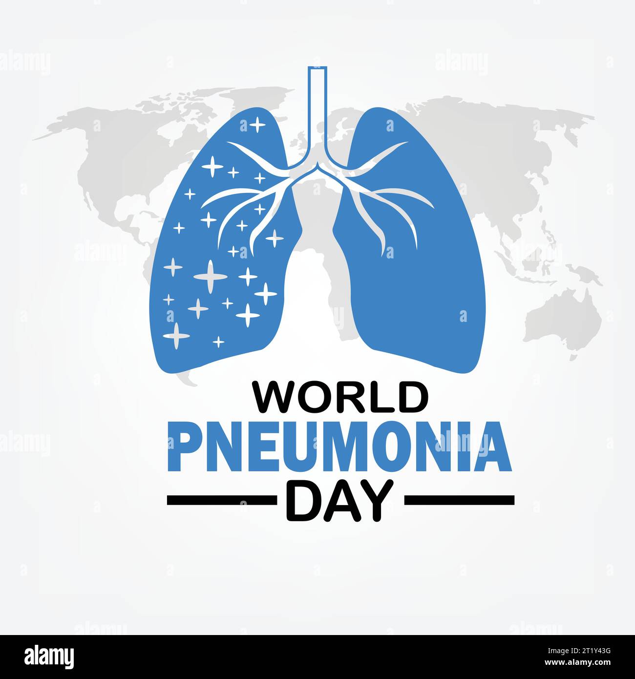 World Pneumonia day. Vector illustration. Health concept. Template for ...