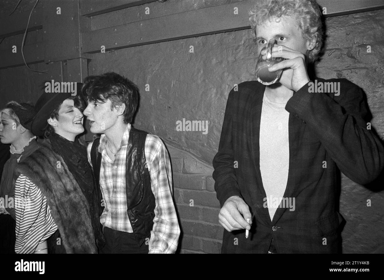 Heaven nightclub a couple and single man smoking and drinking. Villiers ...