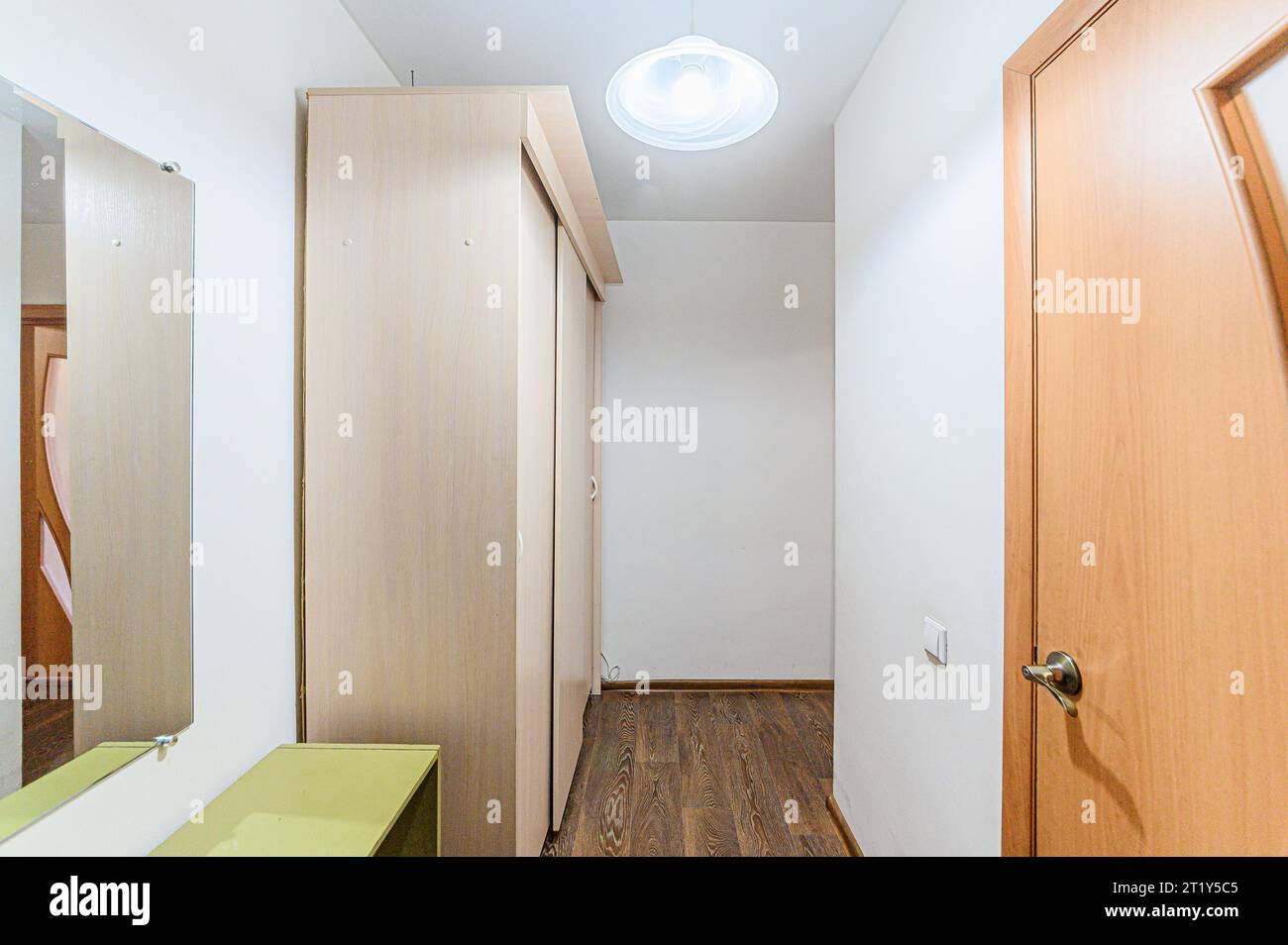 interior apartment room doors, renovation corridor lobby entrance hall ...