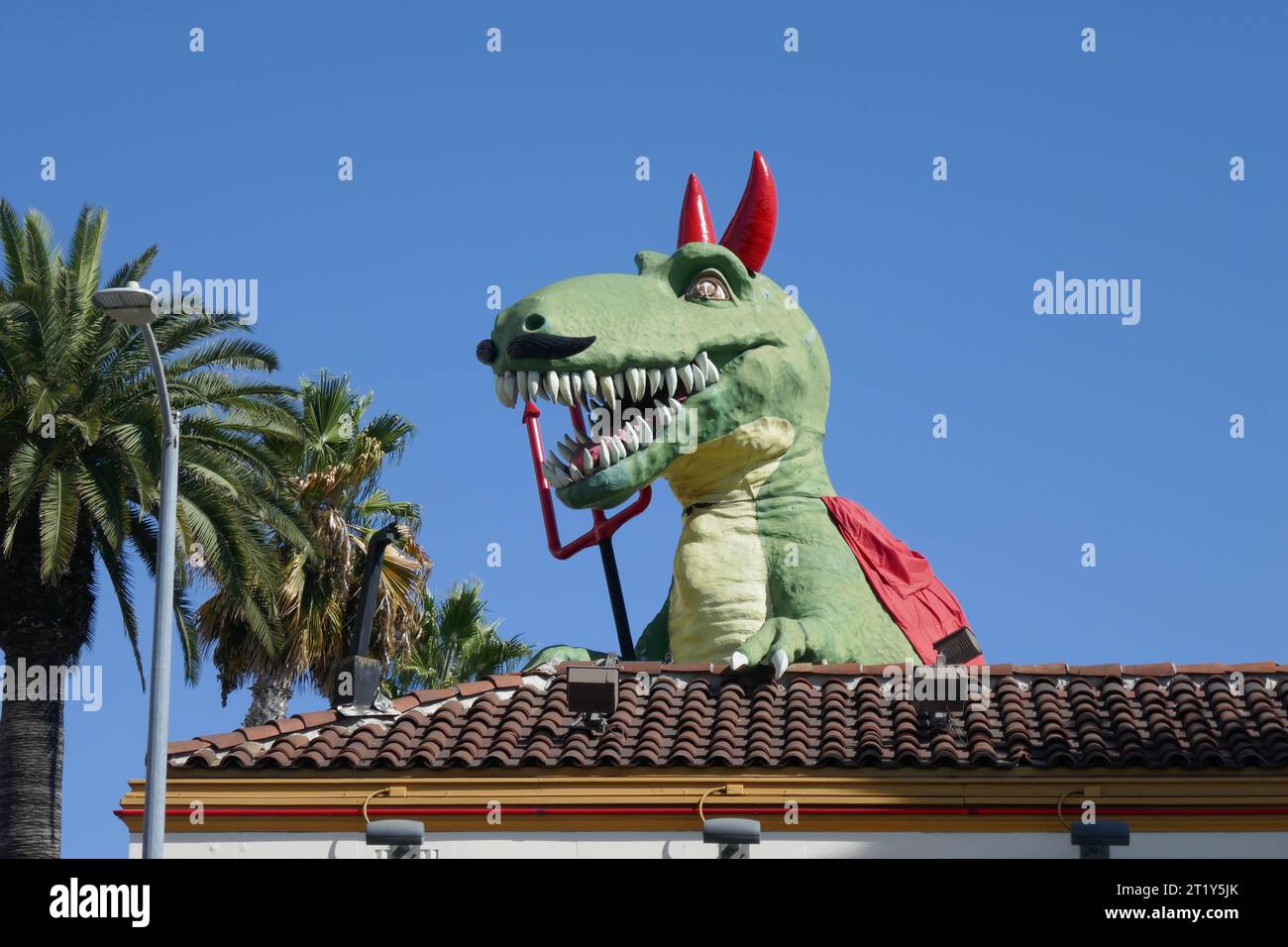 Los Angeles, California, USA 14th October 2023 T Rex Dinosaur in ...