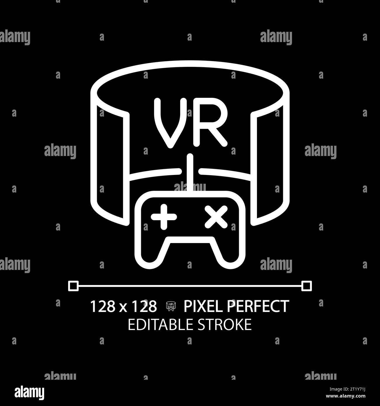 Cyberpunk pixel art vector Black and White Stock Photos & Images - Alamy