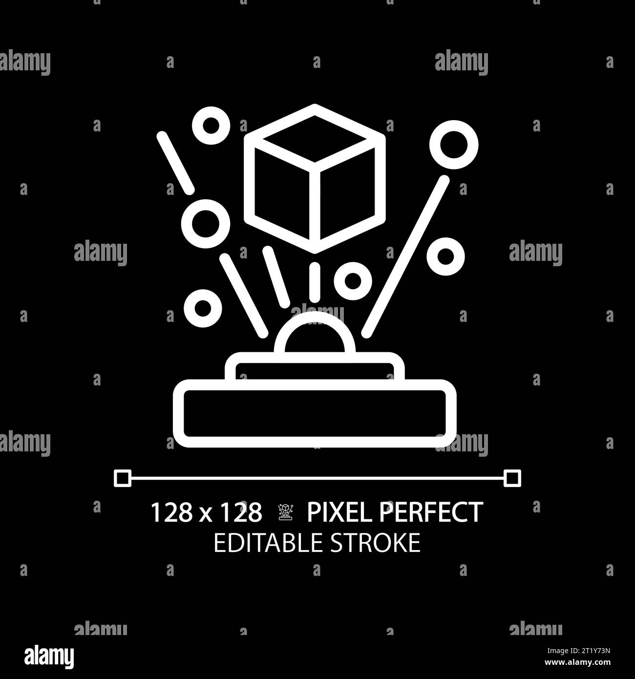 Interactive art projection Stock Vector Images - Alamy