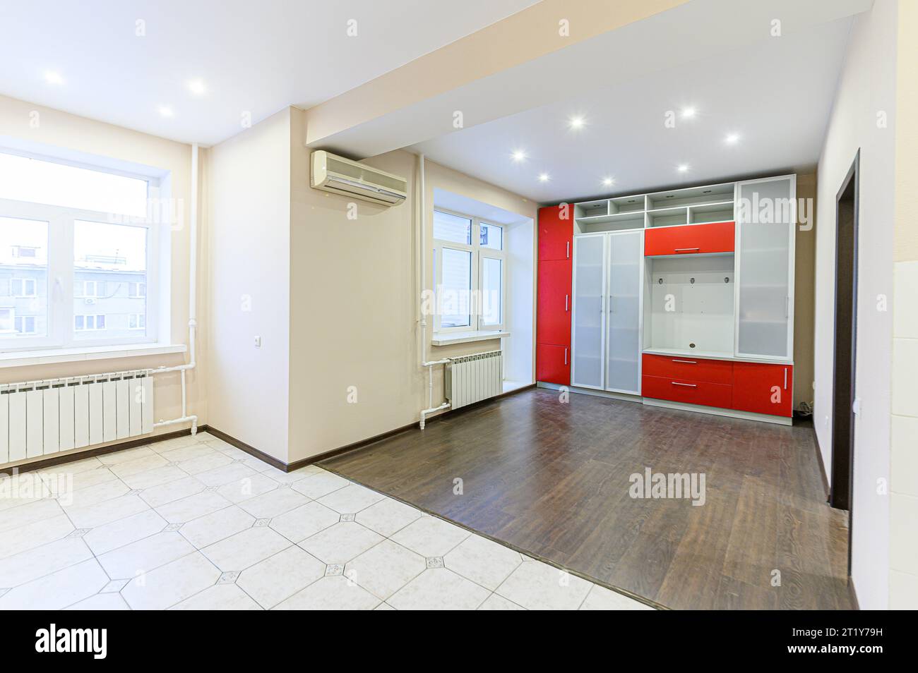 interior apartment empty room renovated Stock Photo - Alamy