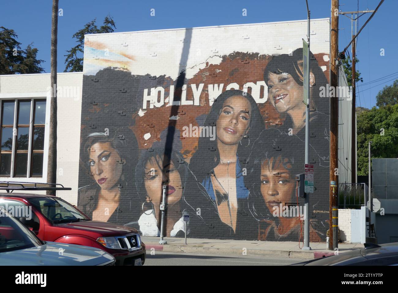 Los Angeles, California, USA 14th October 2023 Street Art Mural of Amy ...