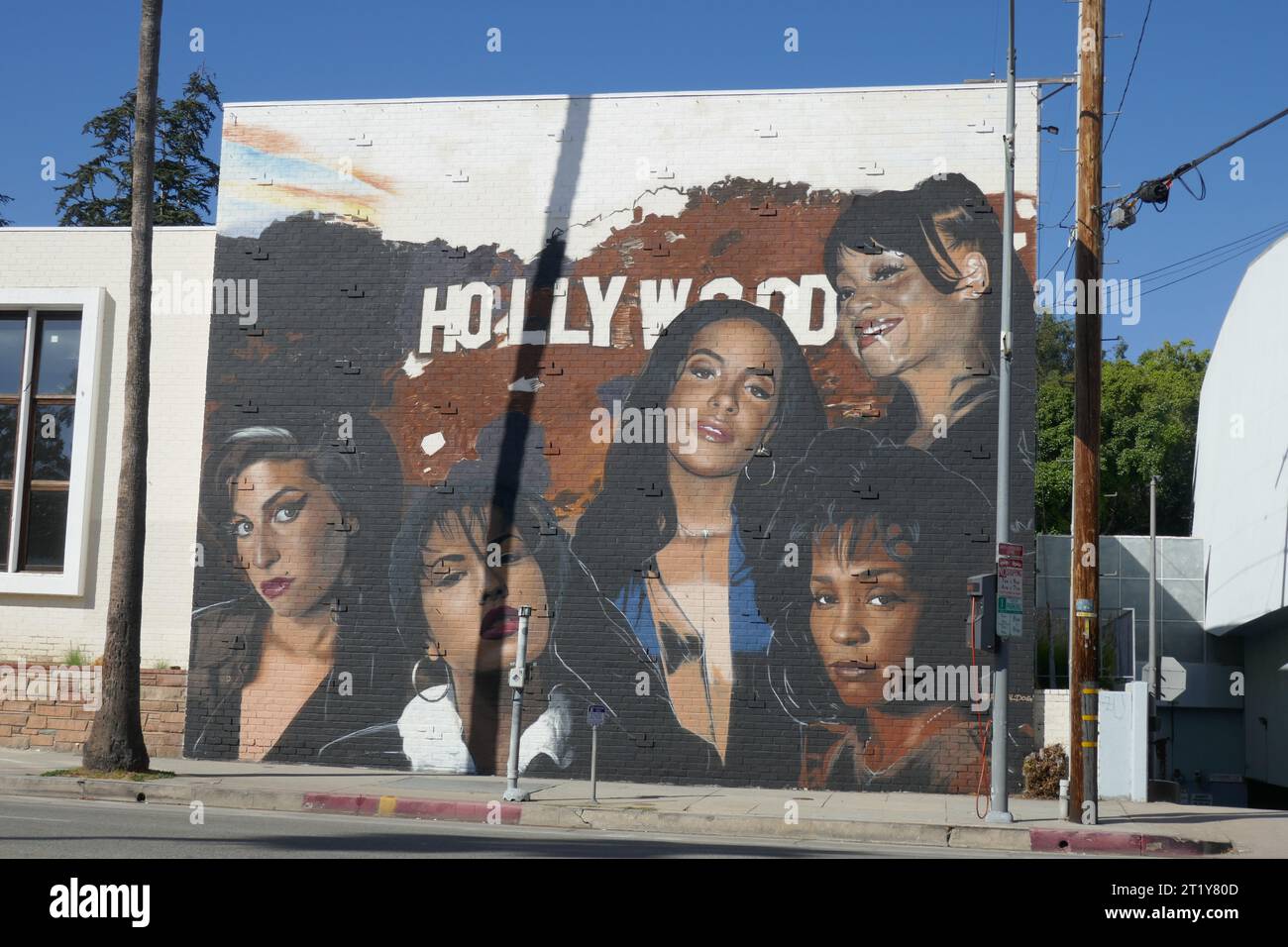 Los Angeles, California, USA 14th October 2023 Street Art Mural of Amy ...