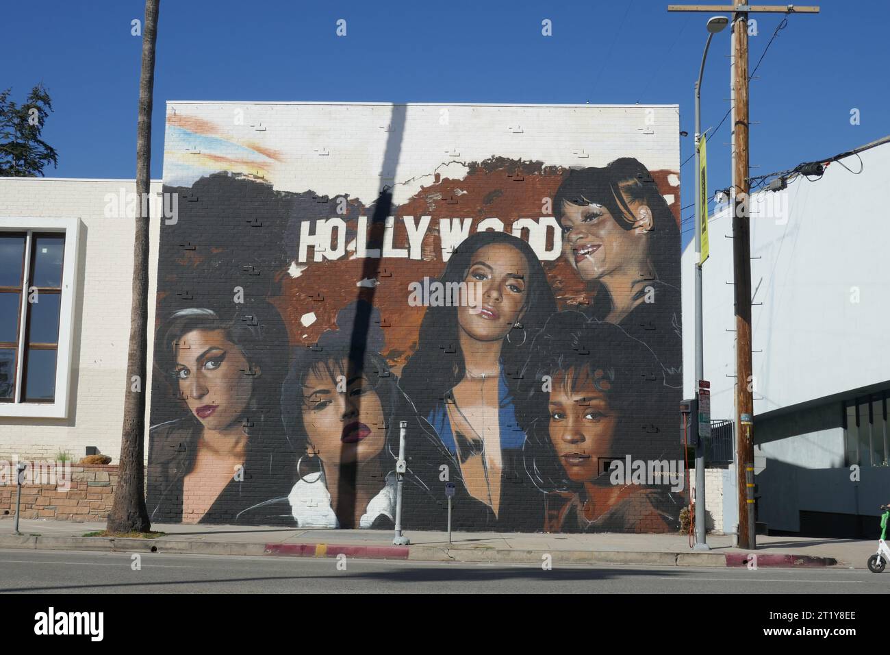 Los Angeles, California, USA 14th October 2023 Street Art Mural of Amy ...