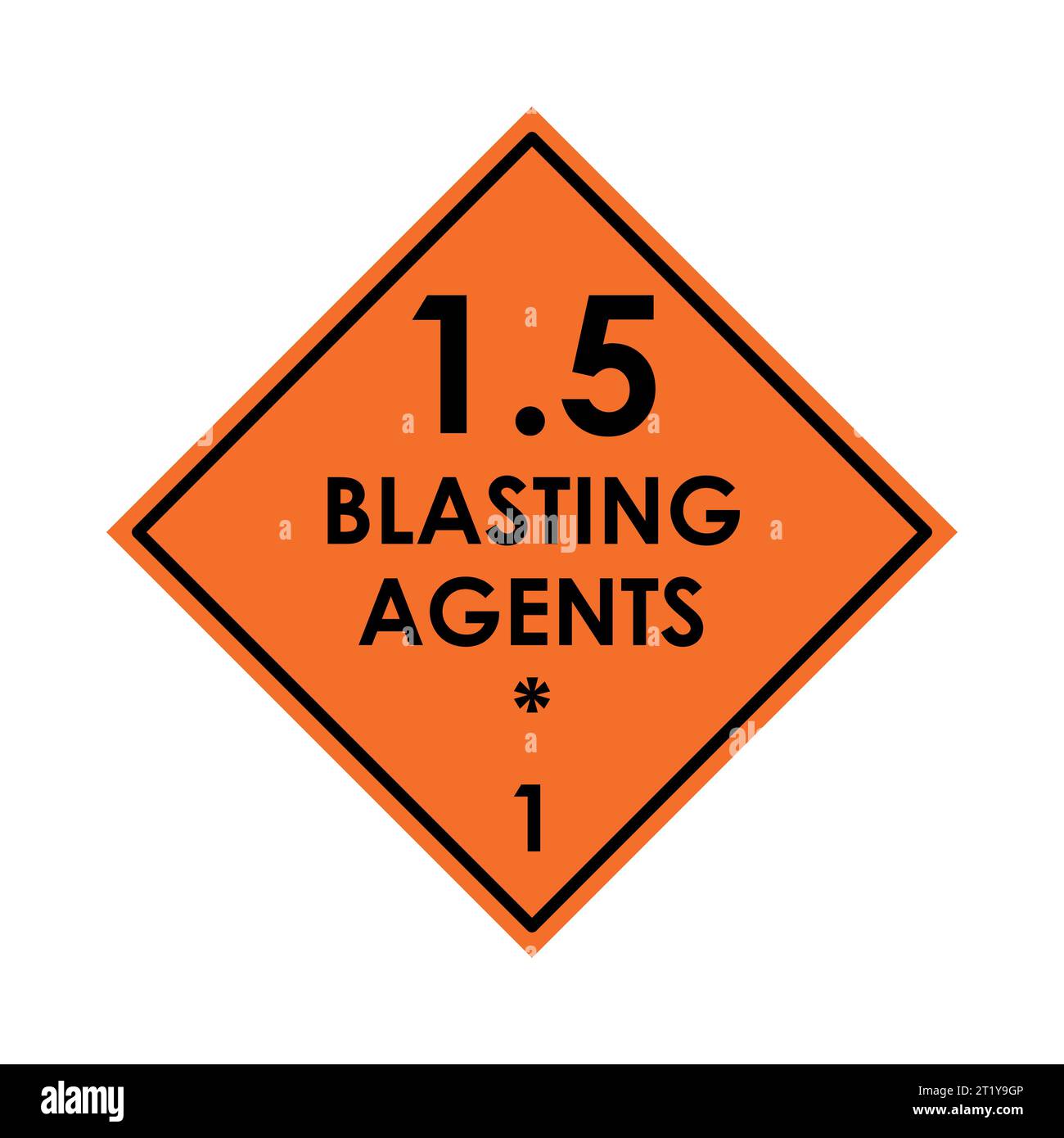 Blasting agents color element. Hazardous material. Digital illustration ...