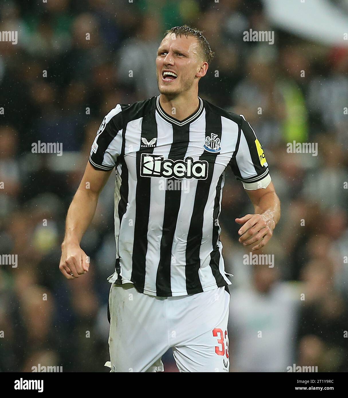 Dan Burn of Newcastle United. - Newcastle United v Paris Saint-Germain ...