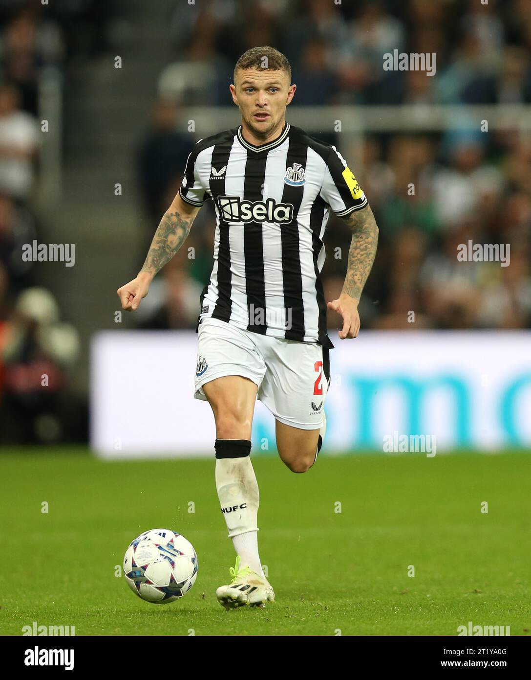 Kieran Trippier of Newcastle United. - Newcastle United v Paris Saint-Germain, UEFA Champions ...
