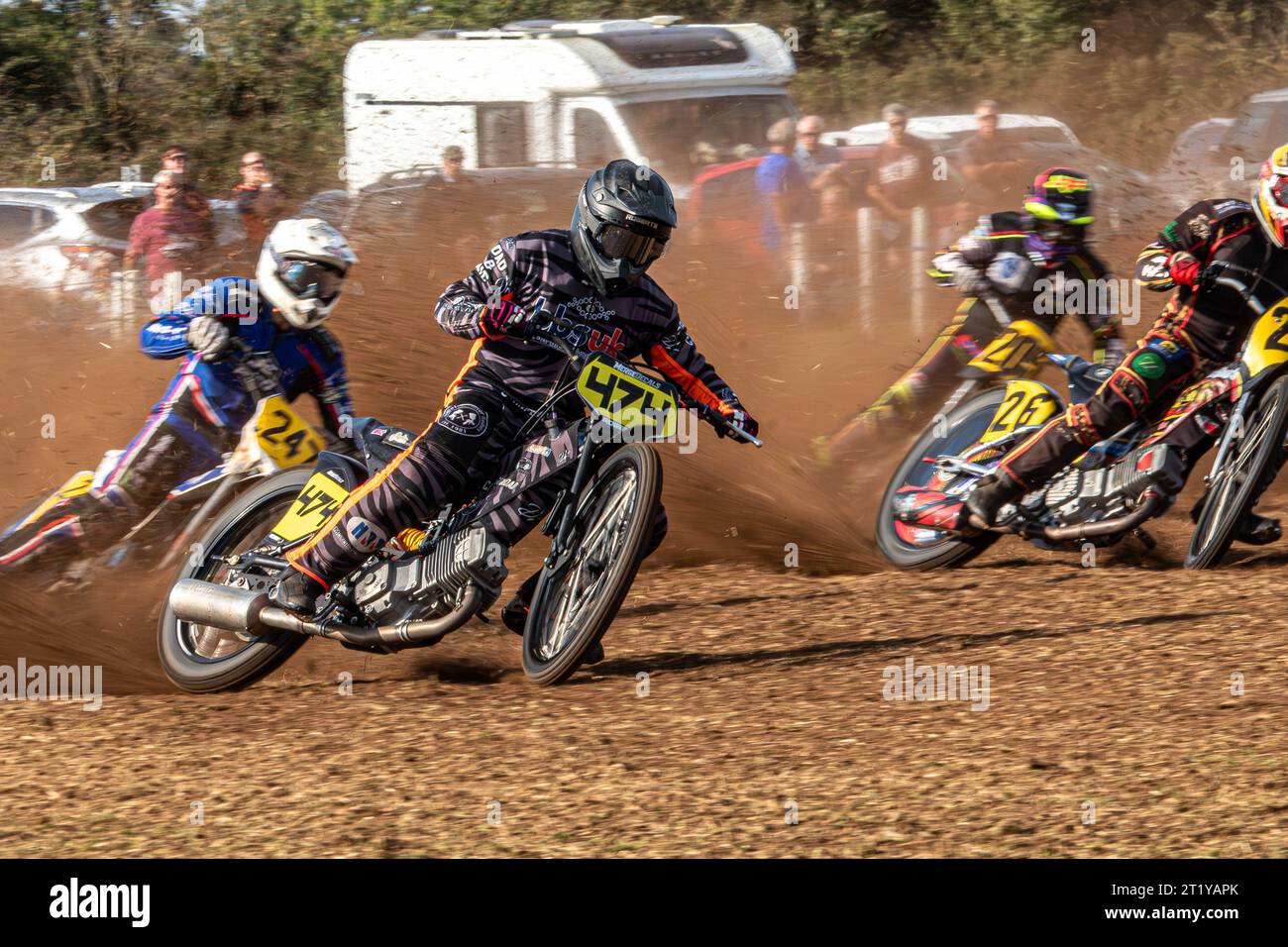 Motorcycle grasstrack racing hi-res stock photography and images - Alamy