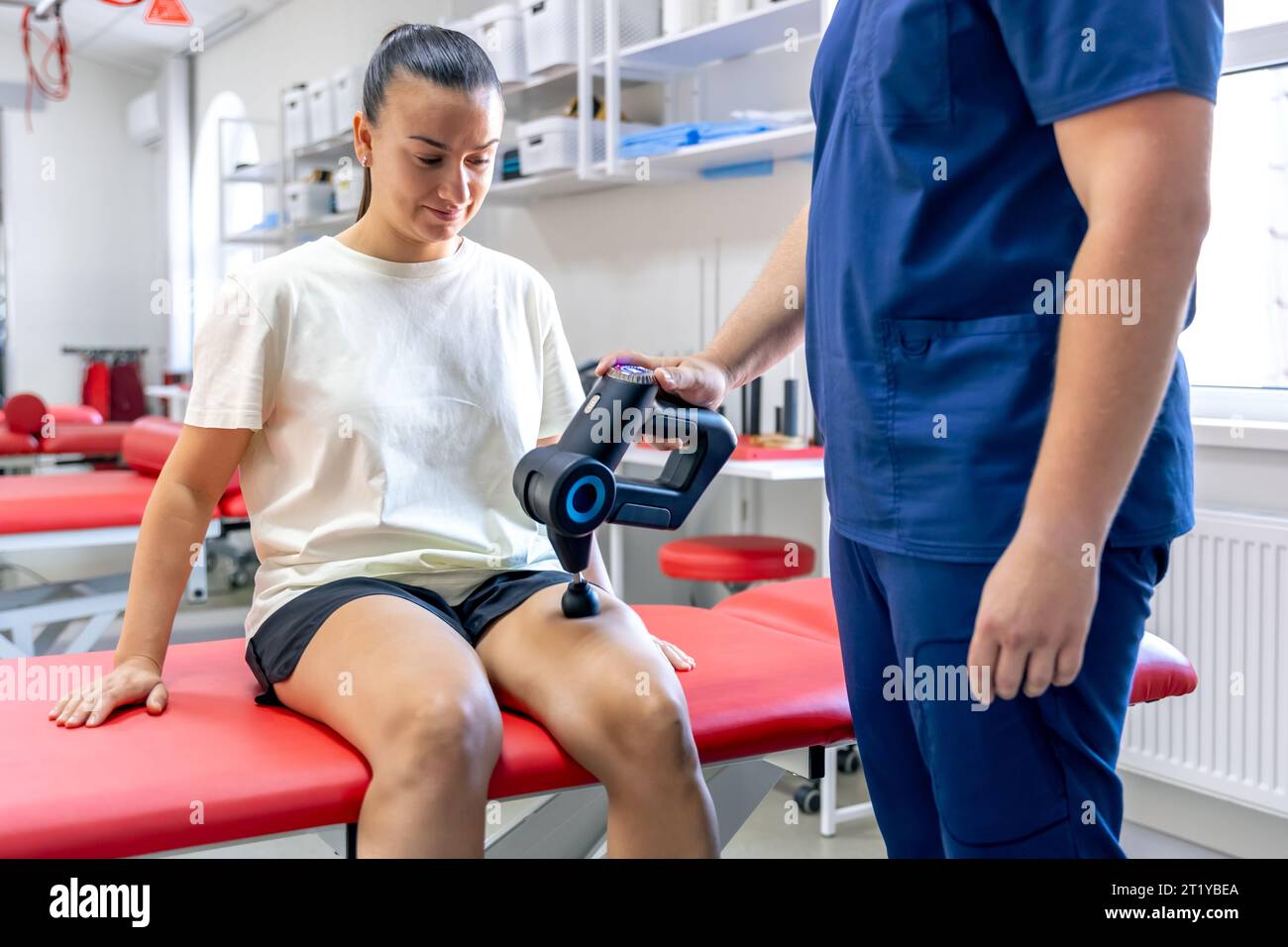 Trapezius stretch hi-res stock photography and images - Alamy