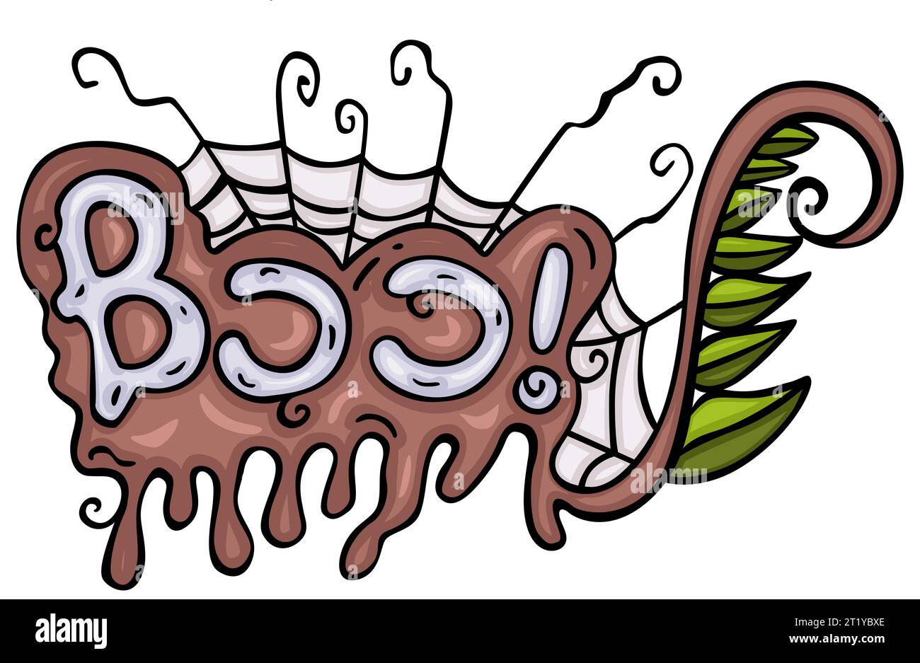 Halloween doodle hi-res stock photography and images - Alamy