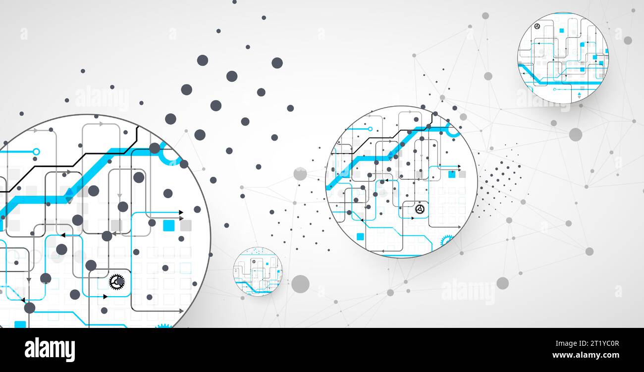 Abstract technology background. Communication concept, futuristic ...