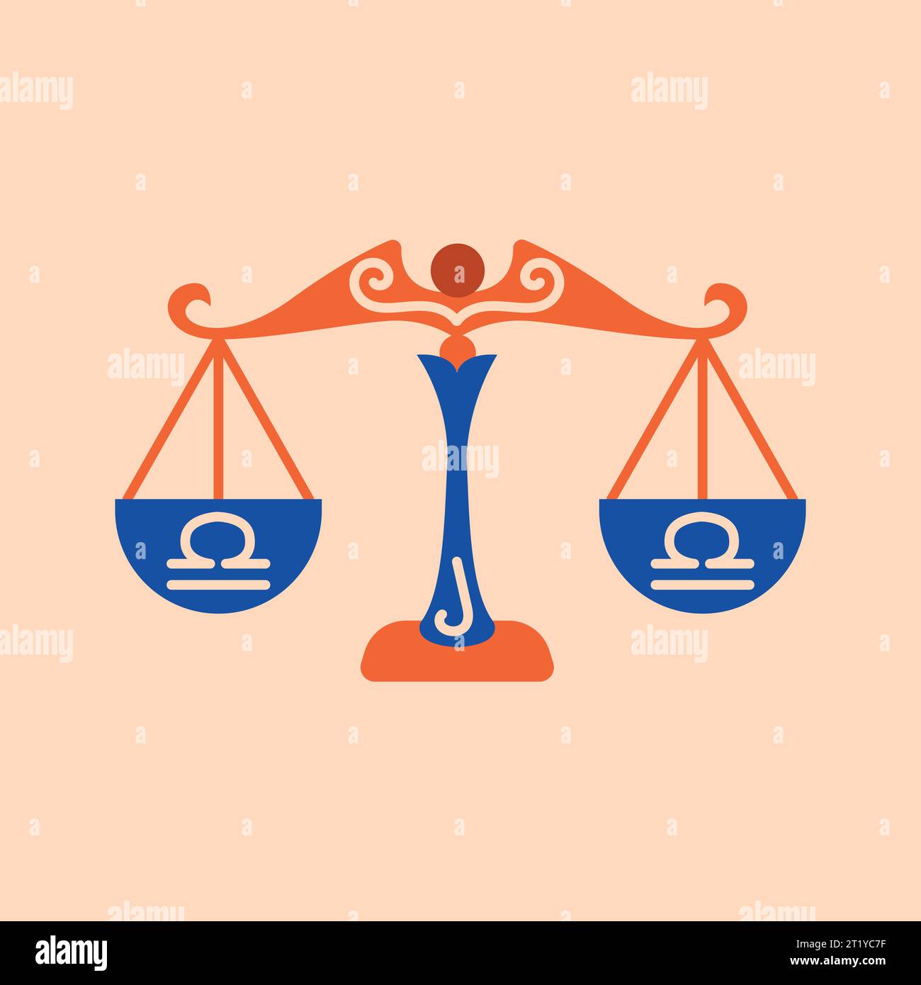 Libra color concept. Zodiac sign. Astrology and horoscope. Predictions ...