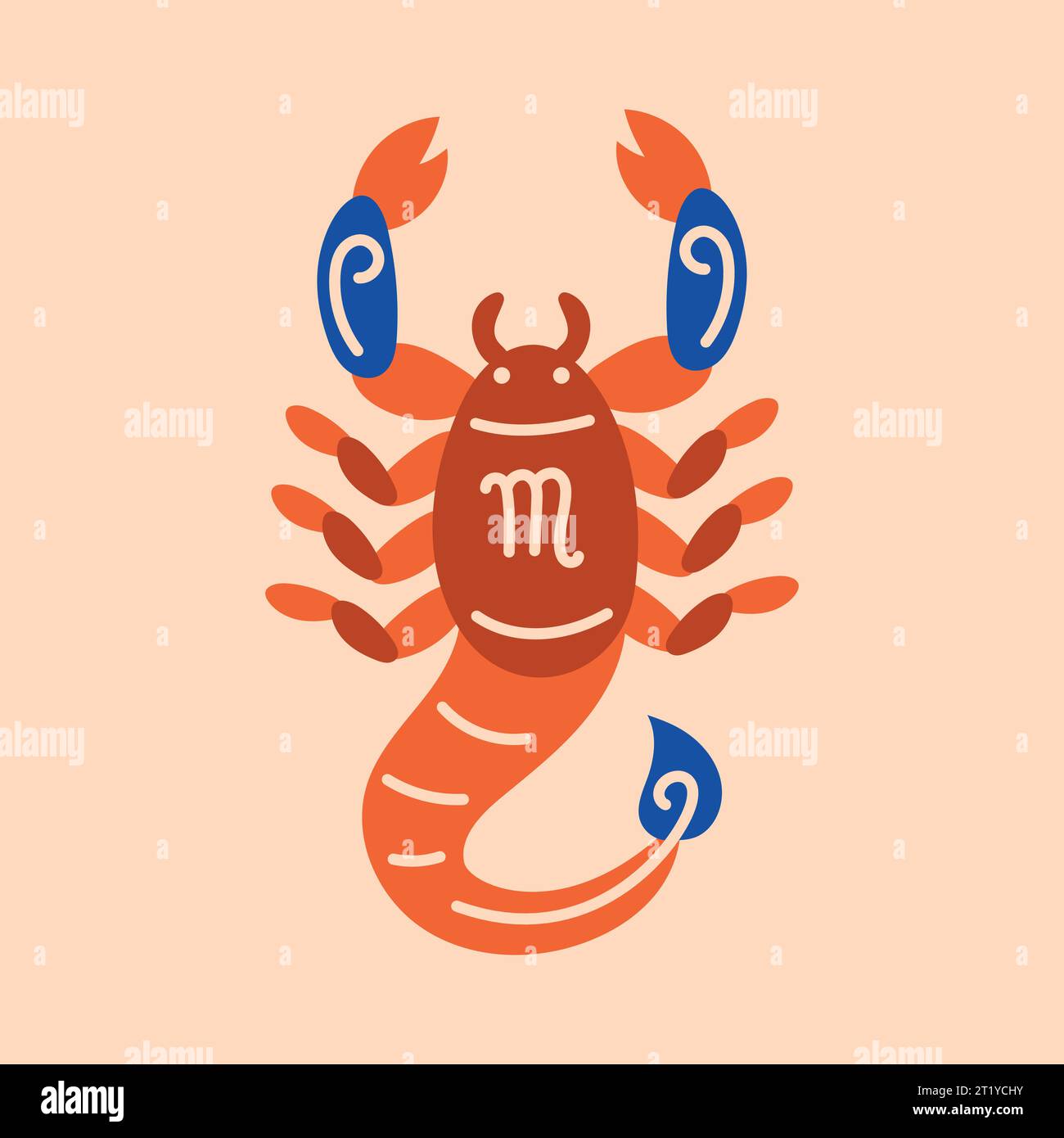 Scorpio color concept. Zodiac sign. Astrology and horoscope ...