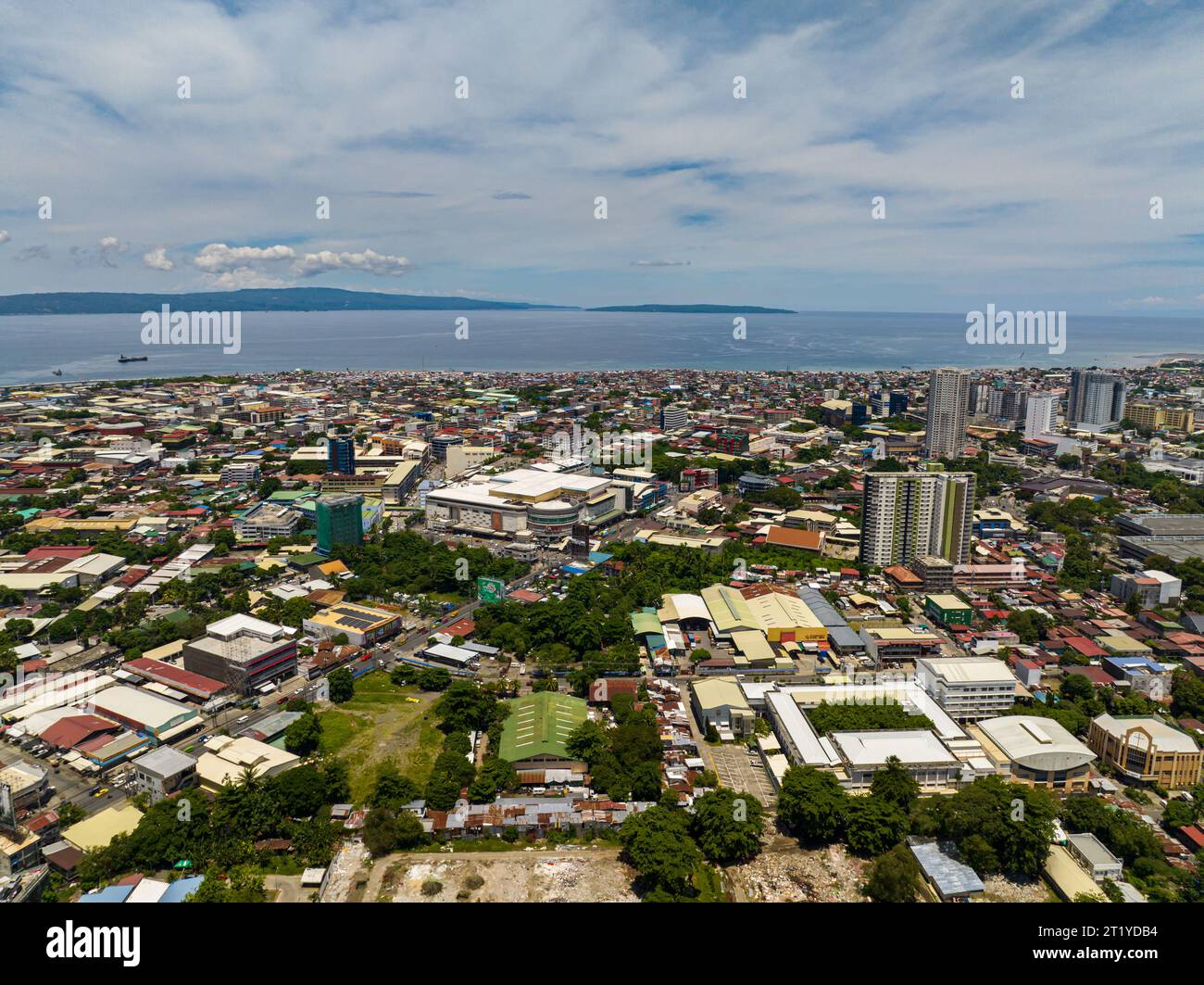 Amazing top view of this city landscape. Davao City, Philippines Stock Photo - Alamy