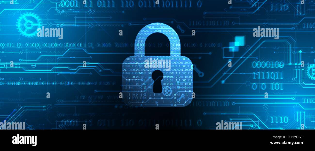 Abstract technological background on the topic of information security ...