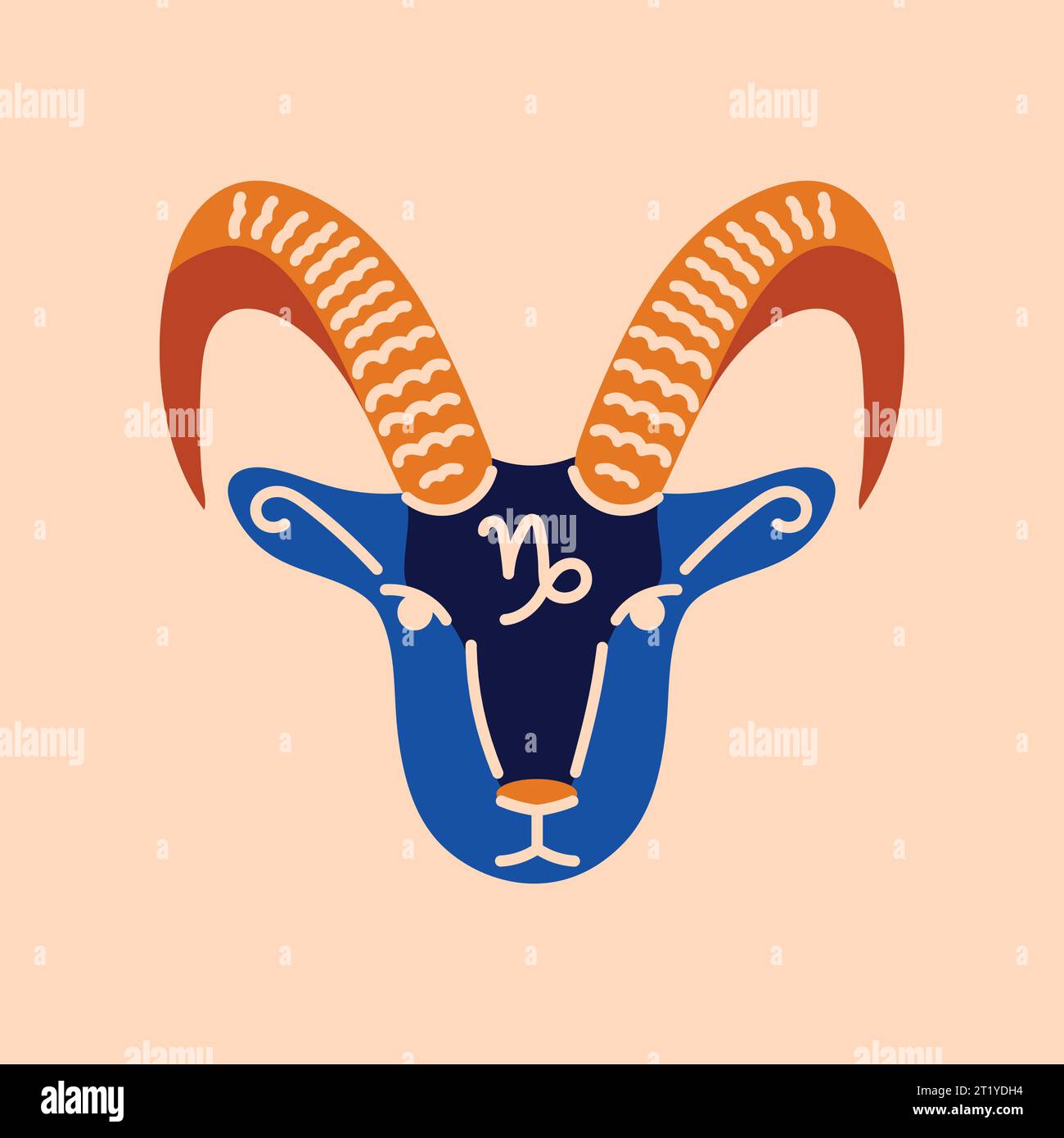 Capricorn color concept. Zodiac sign. Astrology and horoscope ...