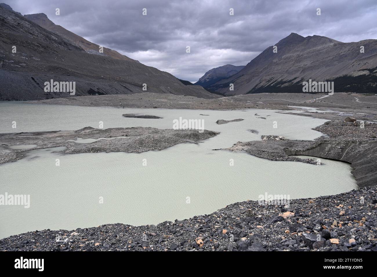 Columbia Icefield in the Banff National Park and Jasper National Park ...