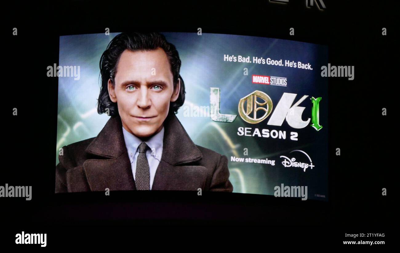 Los Angeles, California, USA 14th October 2023 Loki Season 2 Billboard ...